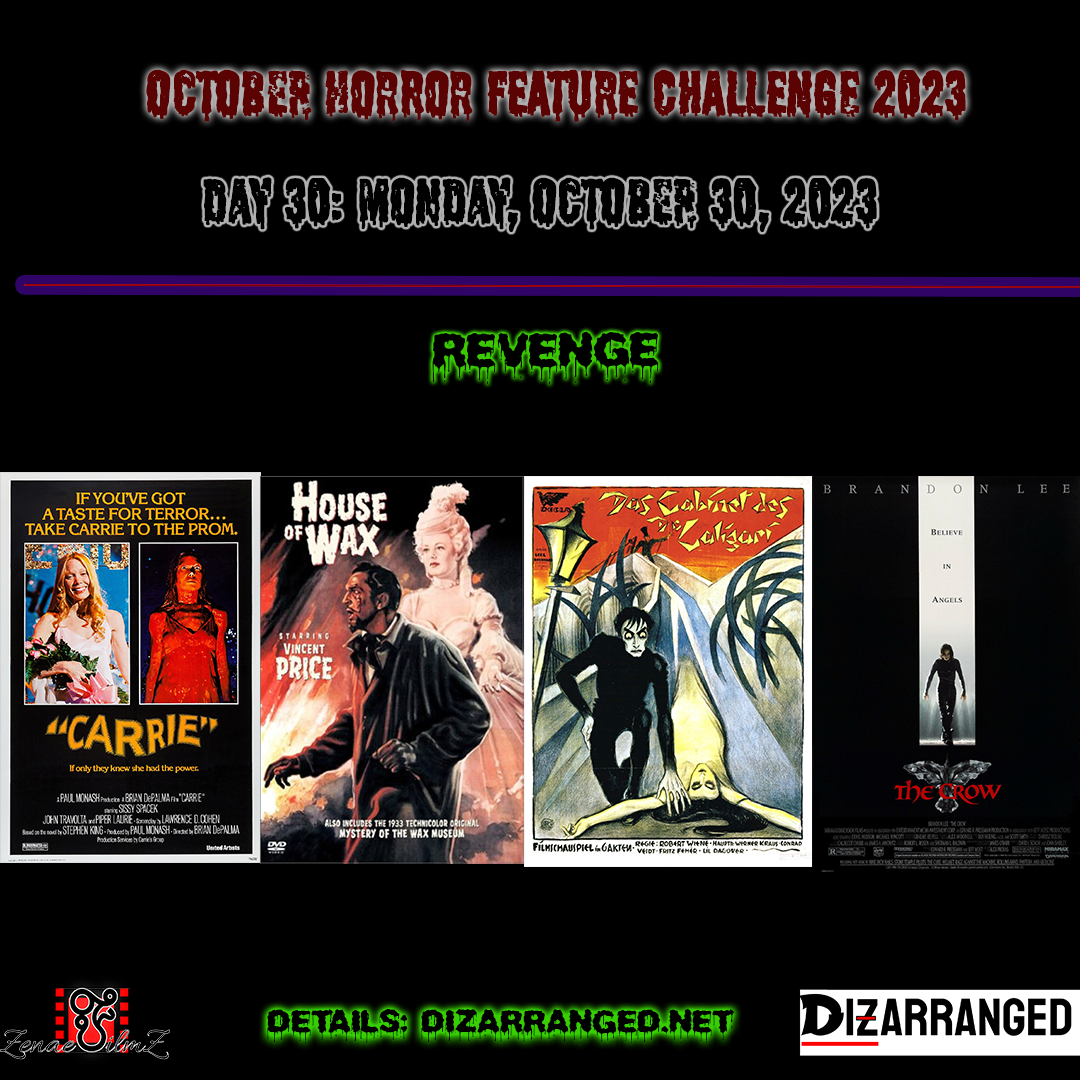 Vendetta Frights: 30 of 31 Days of Horror Movie Challenge